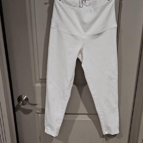 French Laundry | Pants & Jumpsuits | French Laundry White Cotton Blend ...